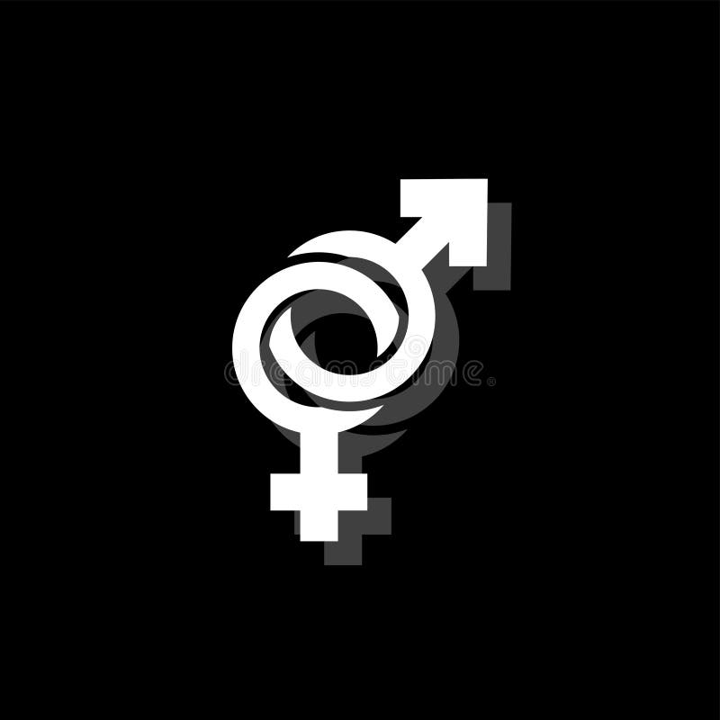 Gender icon flat stock illustration. Illustration of gender - 138069135