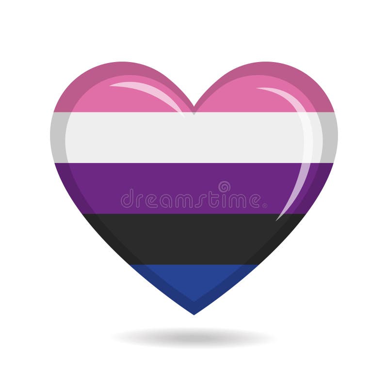 Genderfluid Pride Flag Stock Vector Illustration Of Lgbtq 185229940