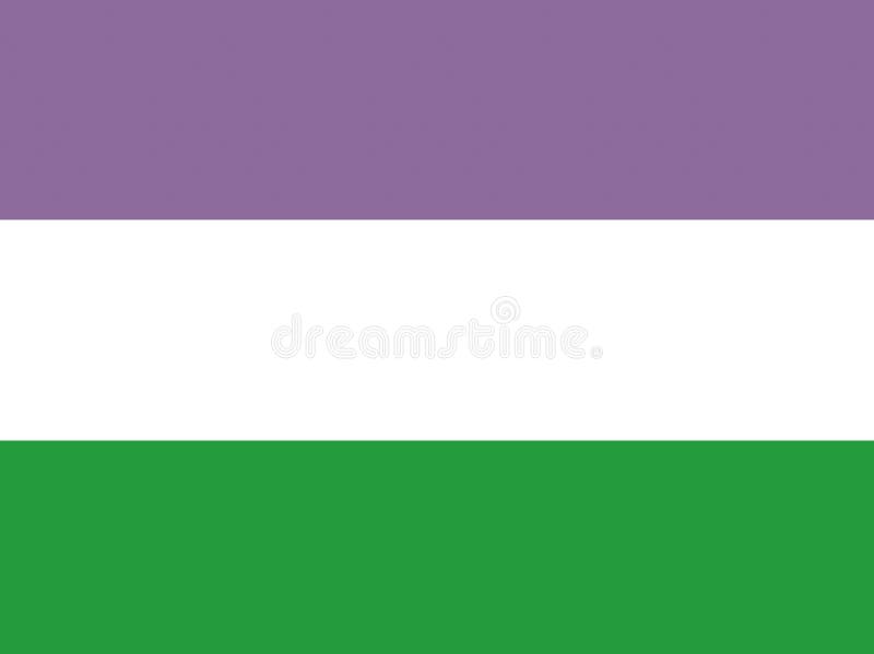 Genderqueer Pride Flags, Illustration Image Stock Illustration ...