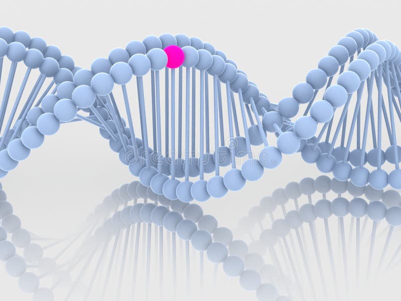 Gene in DNA stock illustration. Illustration of anatomy - 2681286