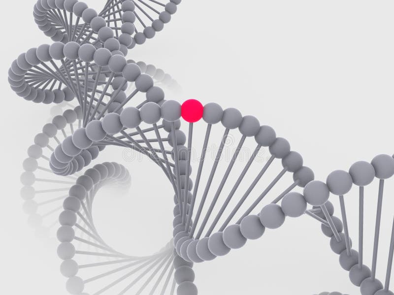 Gene in DNA stock illustration. Illustration of symmetry - 13200788