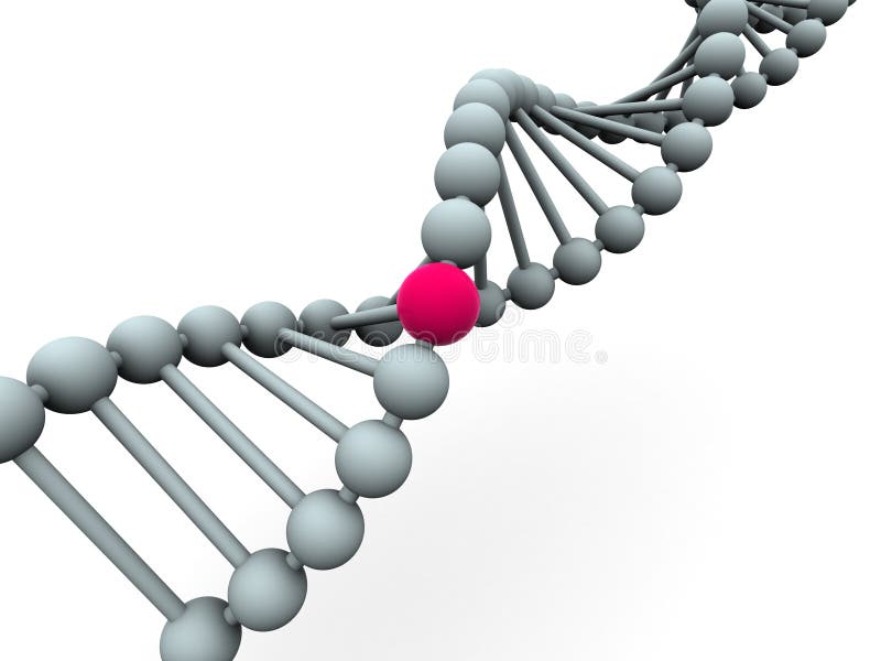 Gene in DNA. stock illustration. Illustration of genetics - 3085547
