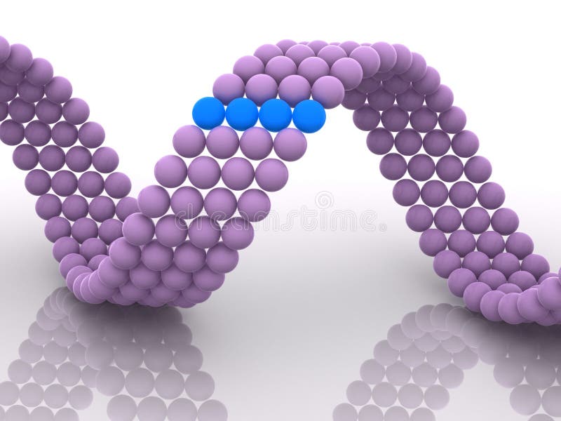 Gene in DNA illustrazione di stock. Illustrazione di biologia - 29406741