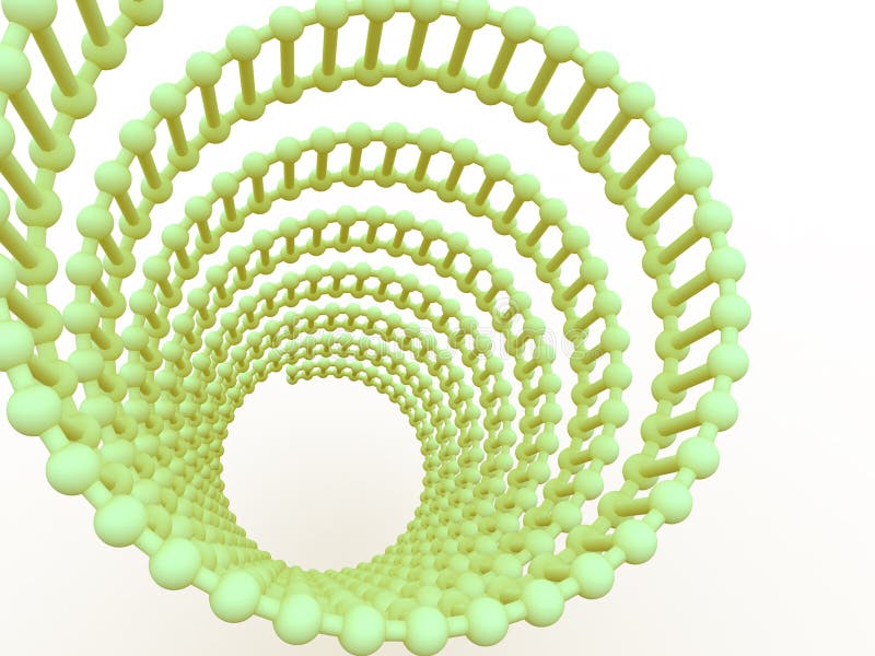 Gene in DNA. stock illustration. Illustration of model - 2978374