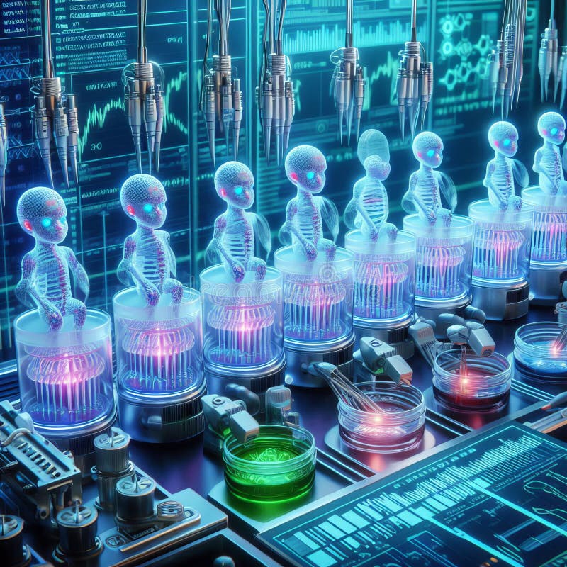 84 Gene Edited Clones Clones that Have Undergone Genec Stock Image ...