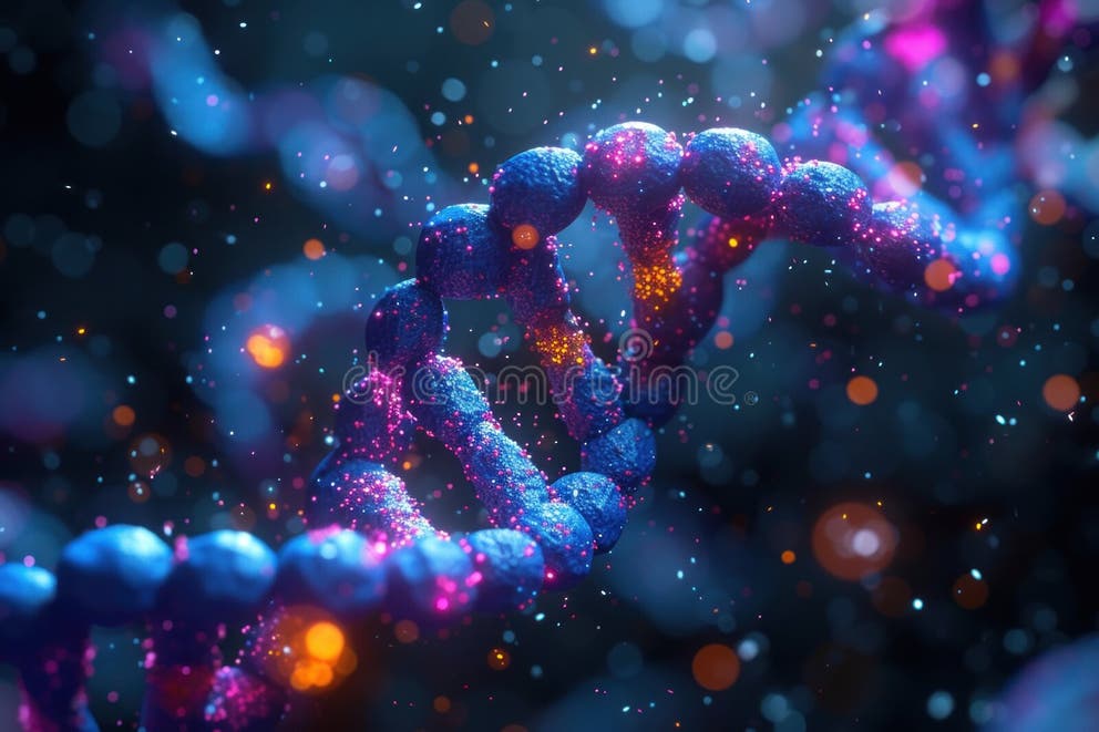 Gene Expression Profile Under the Microscope Stock Photo - Image of ...