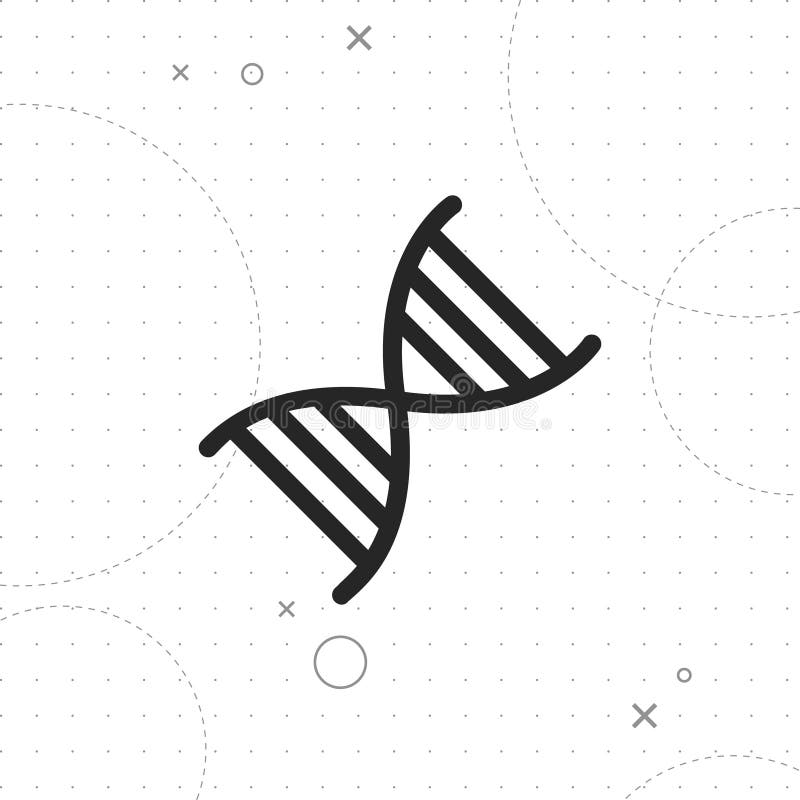Gene Icon ilustración del vector. Ilustración de insignia - 134112535