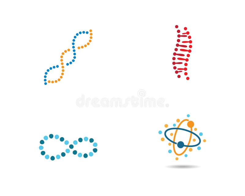Gene symbol vector icon stock vector. Illustration of structure - 169120101