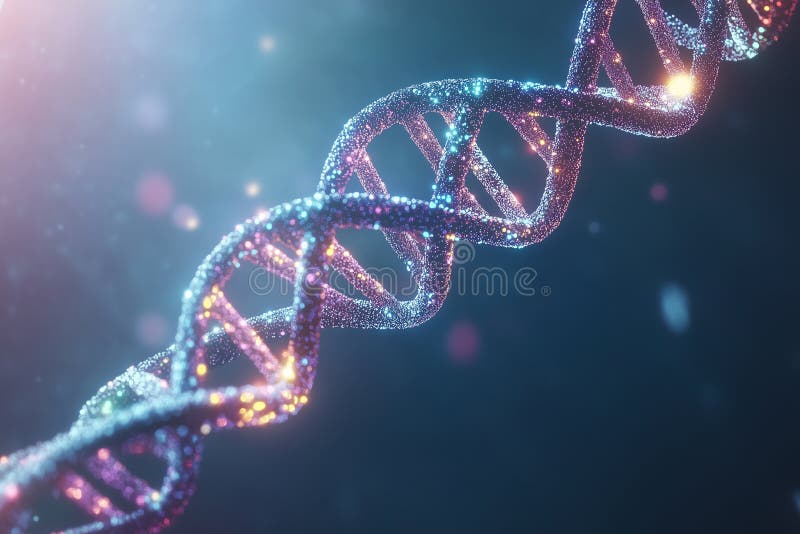 Gene Synthesis Process Creating Custom DNA Sequences.this is a Computer ...