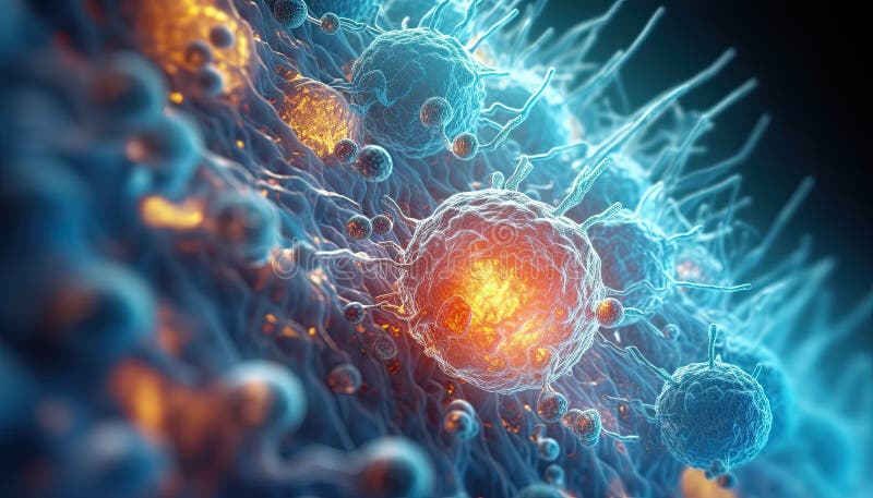 Gene Therapy Targeting Cancer Cells Modern Research Lab Stock Image ...