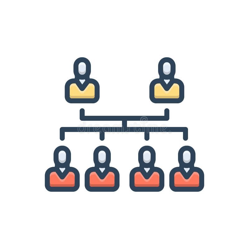 Color Illustration Icon for Genealogy, Pedigree and Genetics Stock ...