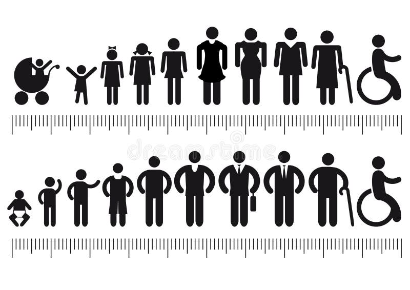 Generaciones ilustración del vector. Ilustración de bebés - 45592420