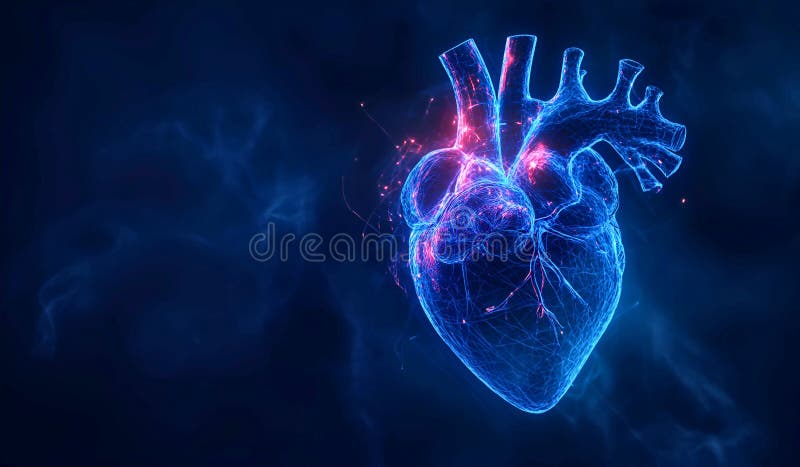 Human Heart Anatomy Illustration for Medical Education and Science ...