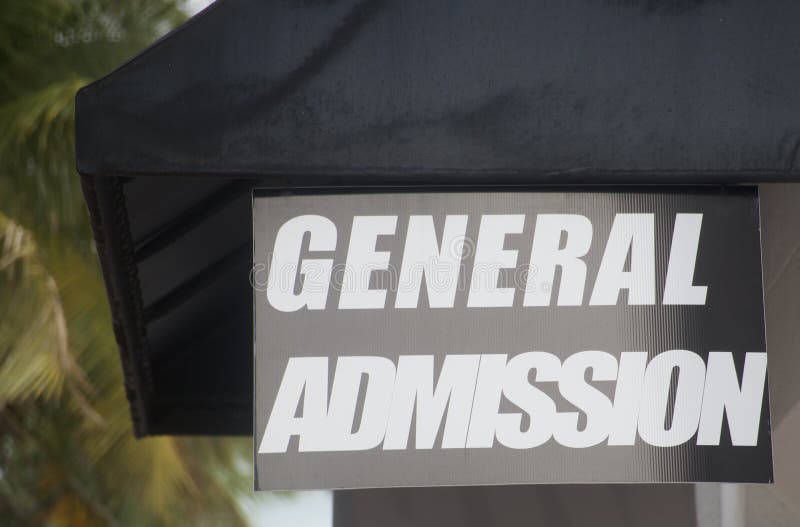 General Admission stock image. Image of assign, event - 203851713