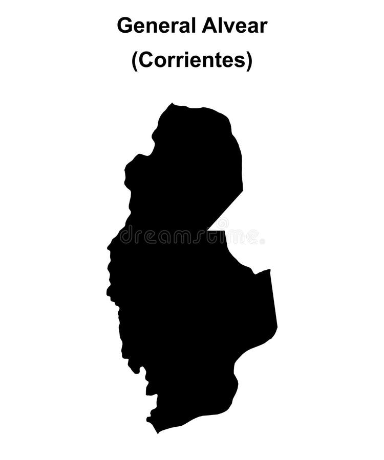 Alvear Outline Map Stock Illustrations – 6 Alvear Outline Map Stock ...