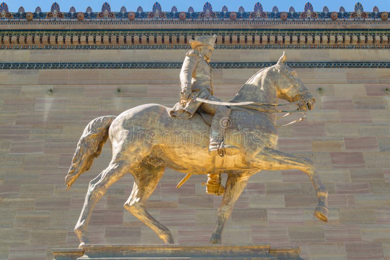 General Anthony Wayne Statue at Philadelphia Museum of Art Stock Photo ...