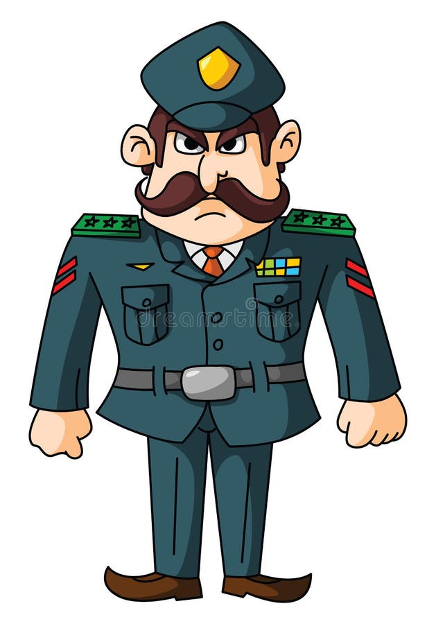 General Army stock vector. Illustration of abstract, comic - 47879604