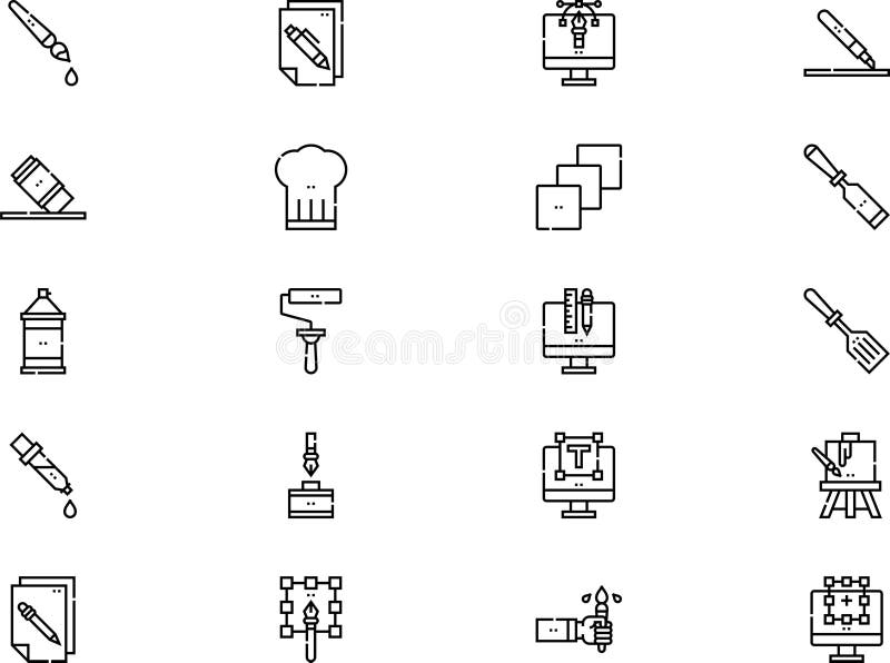 General Arts Icons Collection is a Vector Illustration with Editable ...