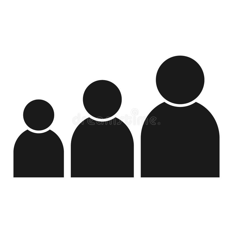 General Audience. People Group Icon Vector Stock Vector - Illustration ...