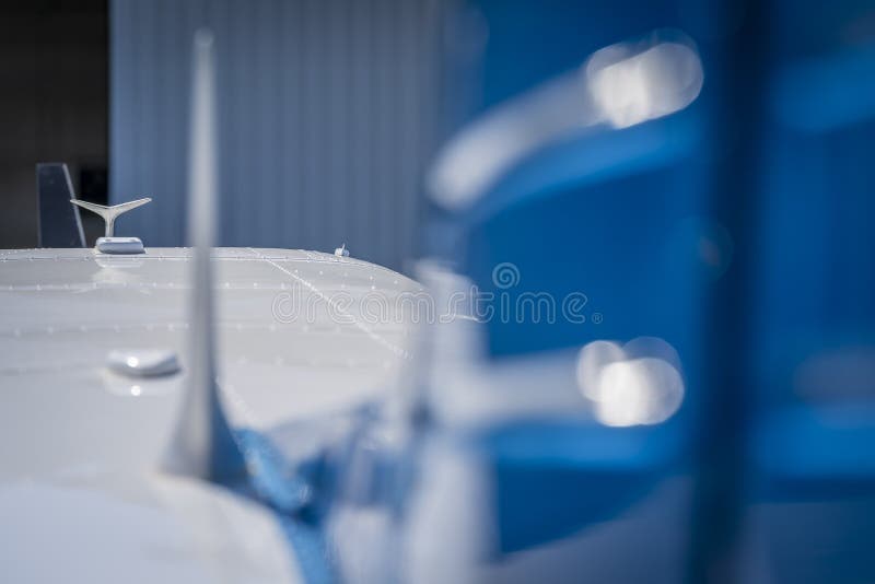 General Aviation Aircraft on the Ground before a Normal Flight Stock ...