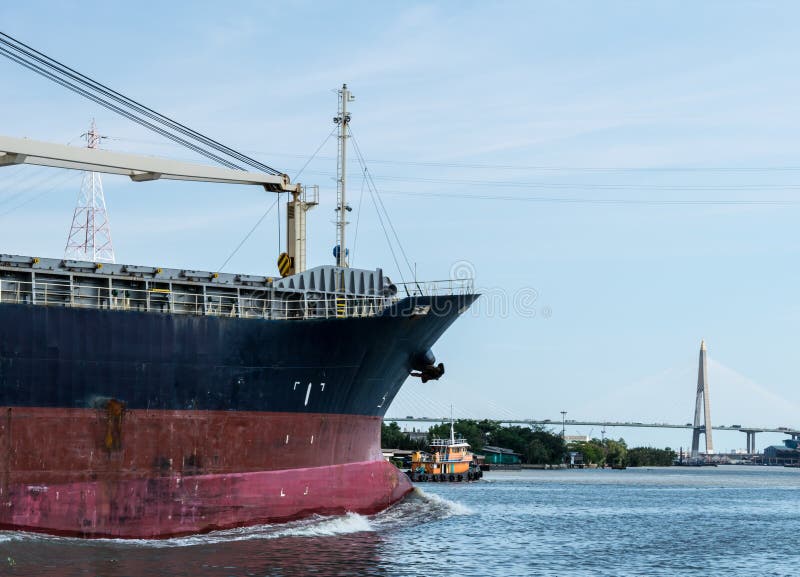 General cargo ship stock image. Image of port, harbour - 60040207