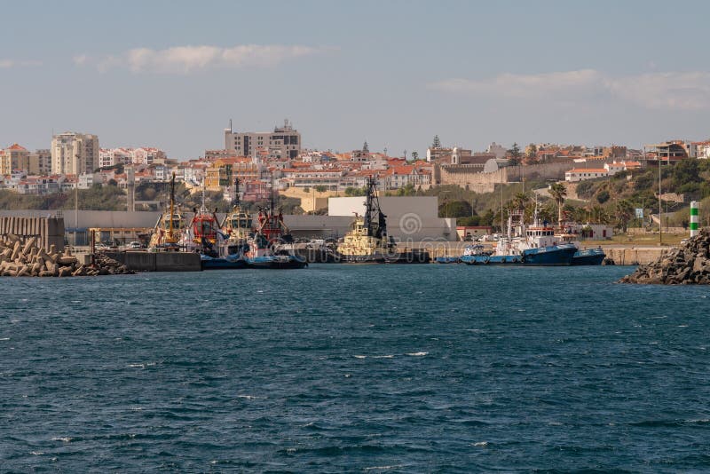 General Cargo Terminal at the Port of Sines, Portugal. Editorial Stock ...