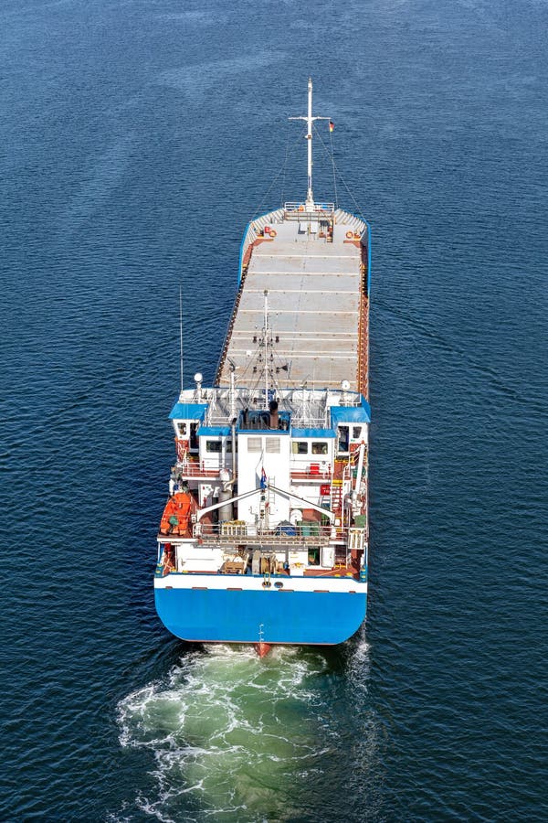 General cargo ship stock image. Image of short, maritime - 225283139