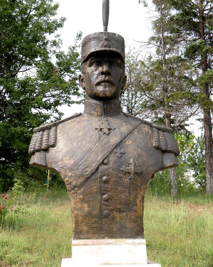 General Constantin Prezan, Statue in the Marasesti Mausoluem Stock ...
