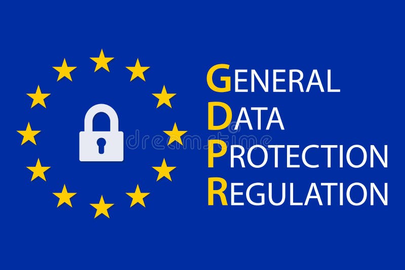 General Data Protection Regulation Concept, GDPR Stock Vector ...