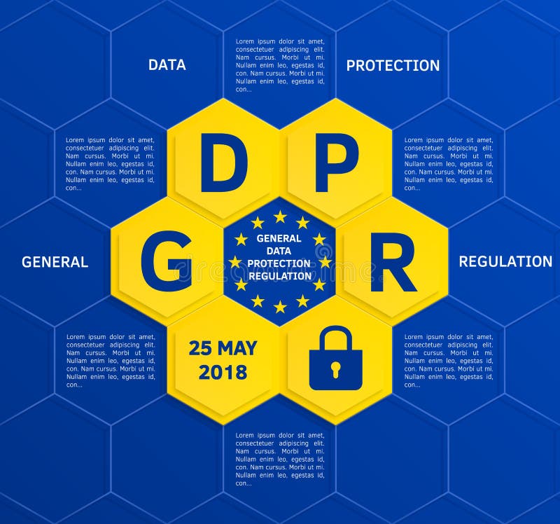General Data Protection Regulation GDPR. Letters on Puzzle Pieces ...