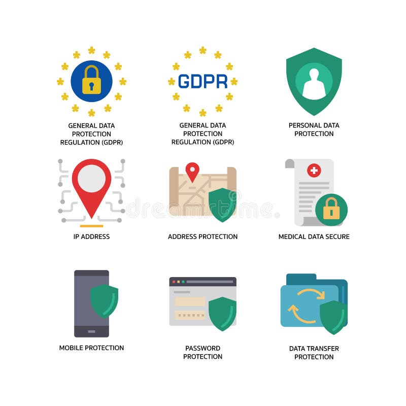 Gdpr Icons Stock Illustrations – 1,238 Gdpr Icons Stock Illustrations ...