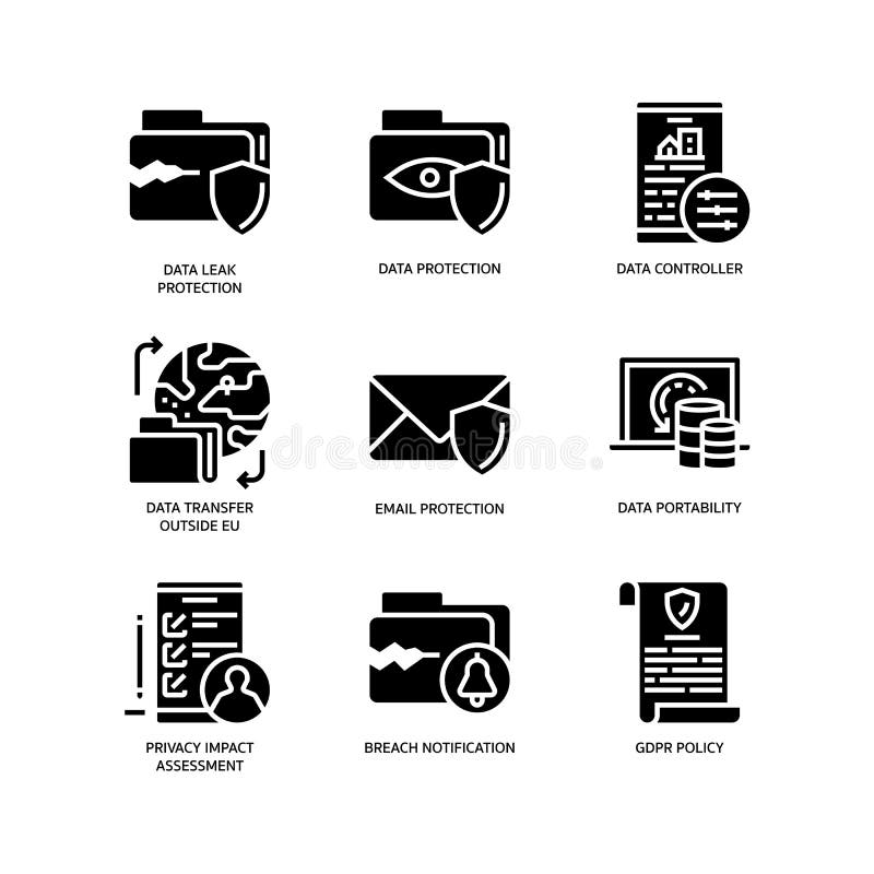 Gdpr Icons Stock Illustrations – 1,238 Gdpr Icons Stock Illustrations ...