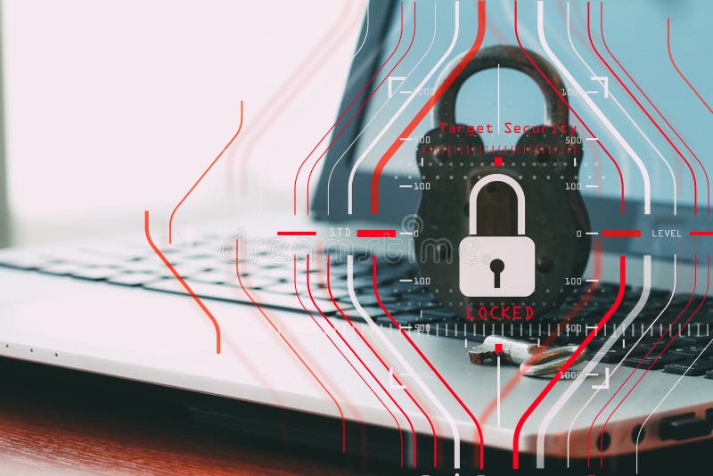 General Data Protection Regulation (GDPR) and Security Concept.Computer ...