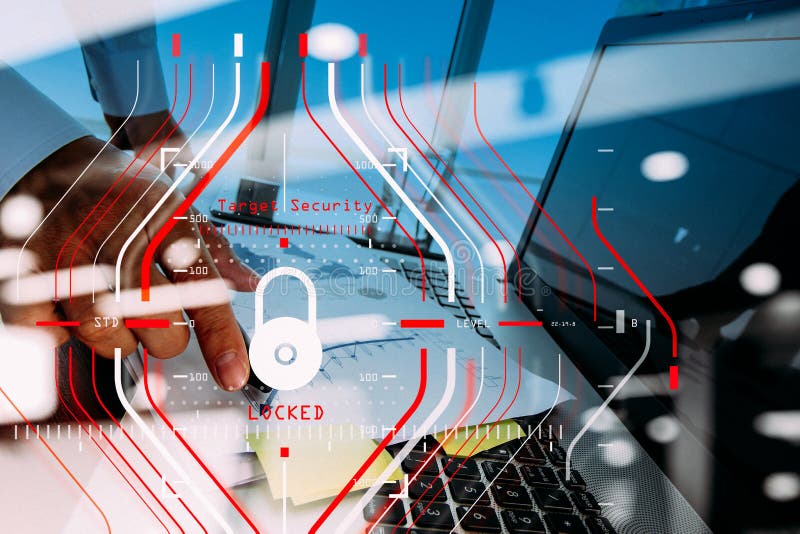 General Data Protection Regulation (GDPR) and Security Concept.Computer ...