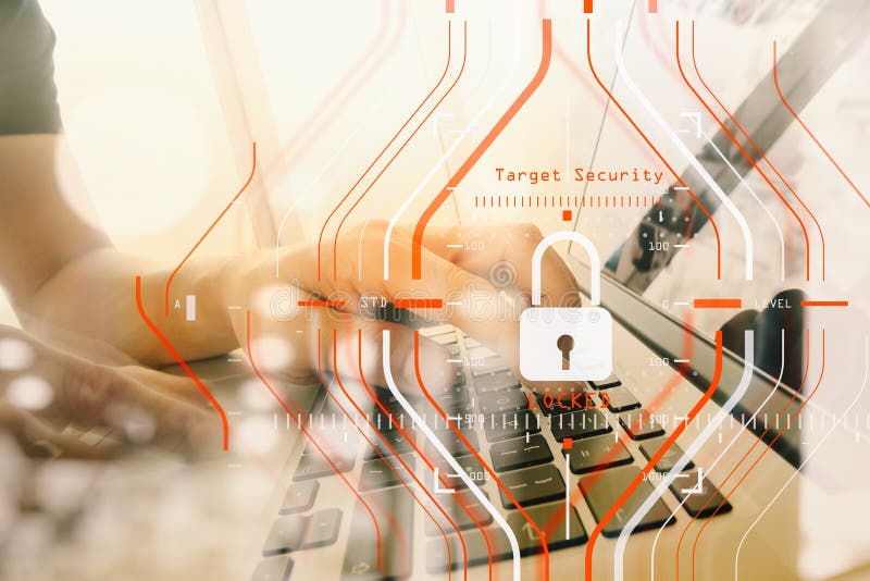 General Data Protection Regulation (GDPR) and Security Concept.Computer ...