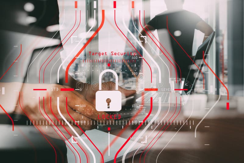 General Data Protection Regulation (GDPR) and Security Concept.Computer ...