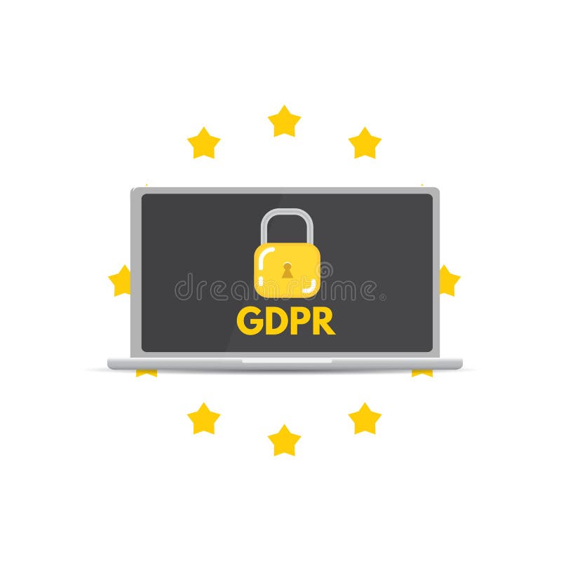 General Data Protection Regulation - GDPR. Stock Vector - Illustration ...