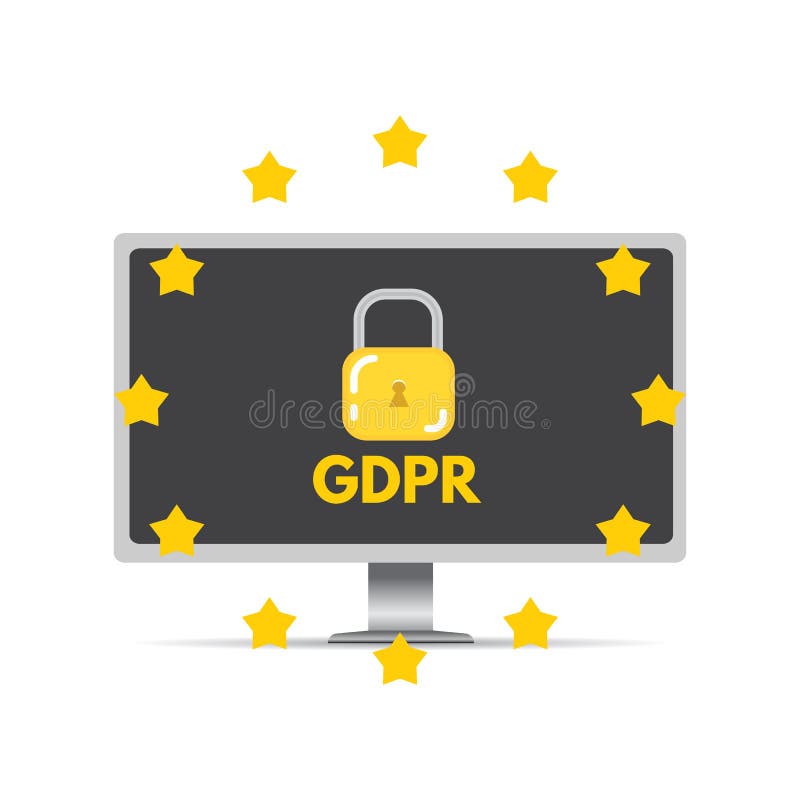 General Data Protection Regulation - GDPR. Stock Vector - Illustration ...