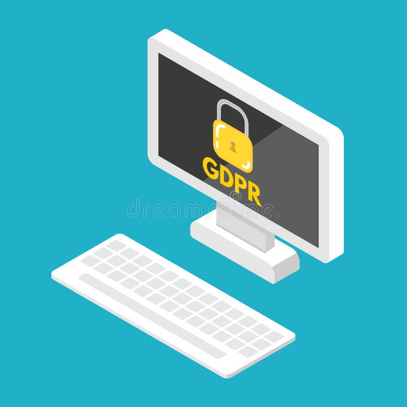 General Data Protection Regulation - GDPR. Stock Vector - Illustration ...