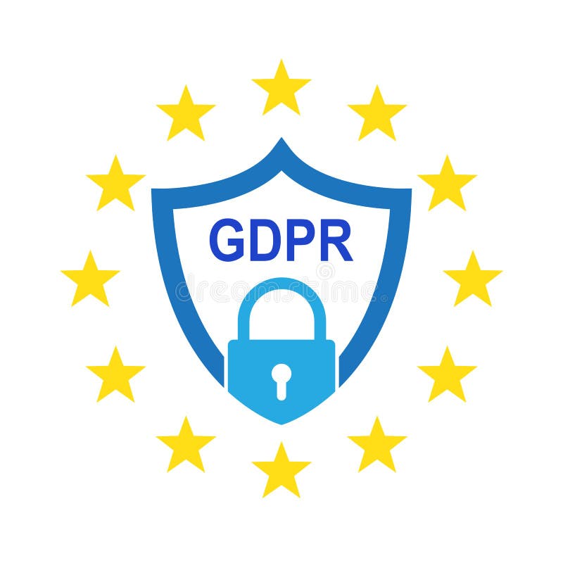 General Data Protection Regulation GDPR. Vector Illustration Stock ...