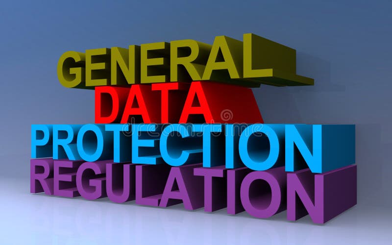 General Data Protection Regulation Stock Illustration - Illustration of ...