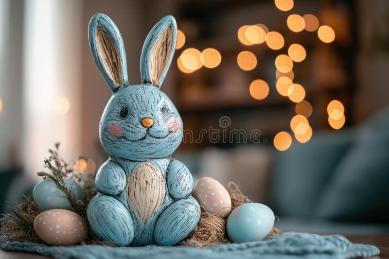 A General Easter Scene, Joyful and Festive, Holiday Theme. Stock Image ...