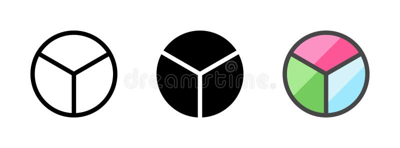 Multipurpose RGB Colors Vector Icon in Outline, Glyph, Filled Outline ...