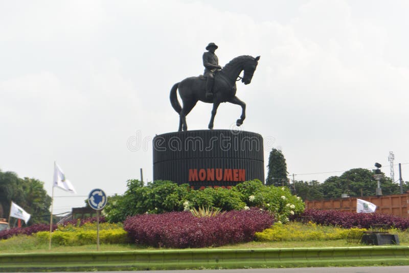 General Gatot Soebroto Monument, Purwokerto, Central Java, 2 August ...