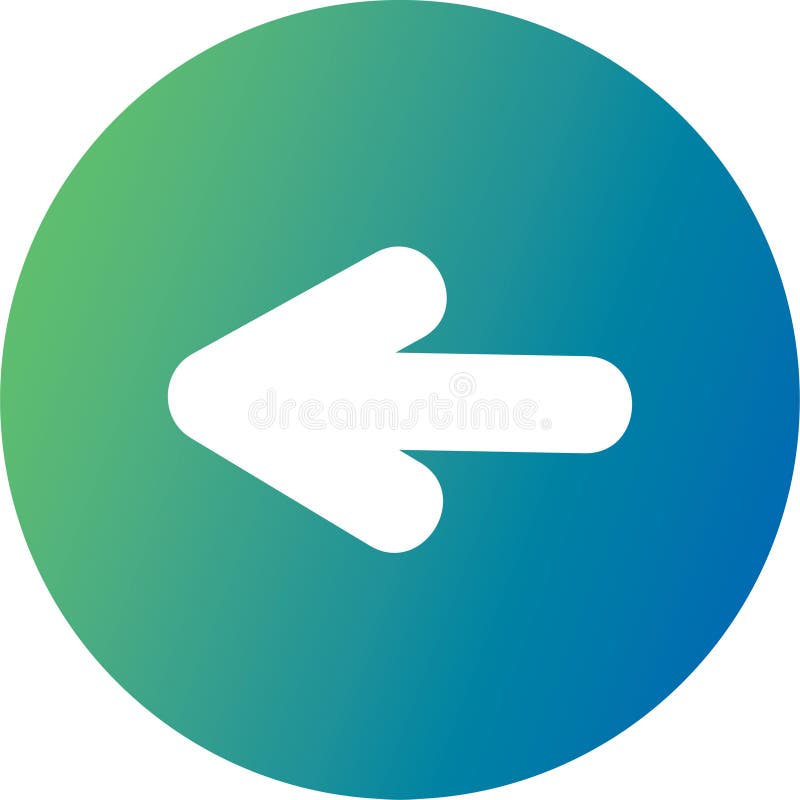 The Left Icon Design with Arrow Image Stock Illustration - Illustration ...
