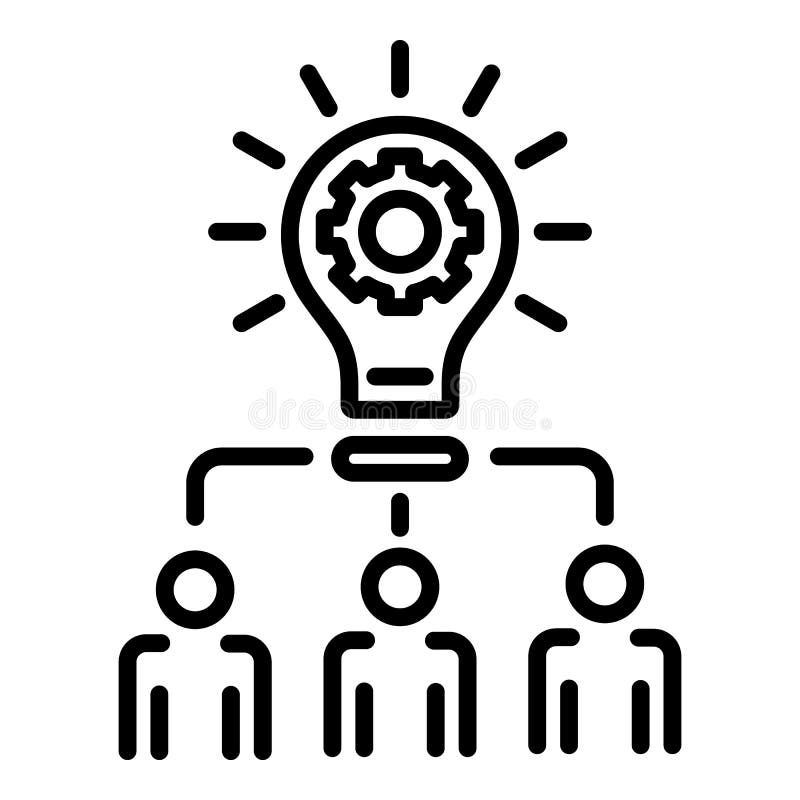 General Idea Icon, Outline Style Stock Vector - Illustration of ...