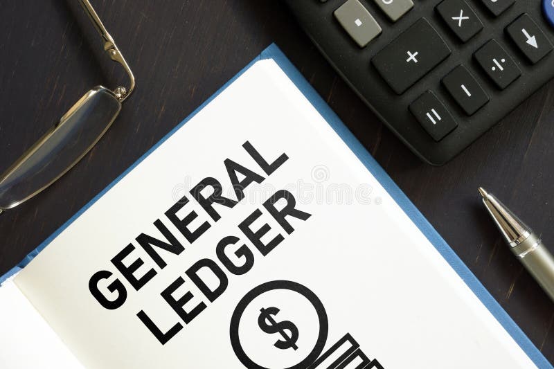 General Ledger is Shown As Business and Financial Concept Stock Image ...
