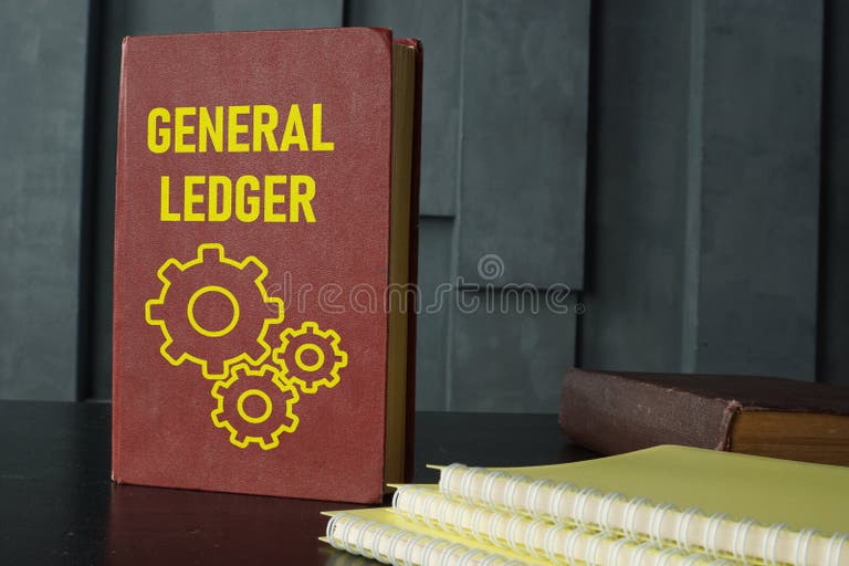 General Ledger is Shown Using the Text Stock Photo - Image of concept ...