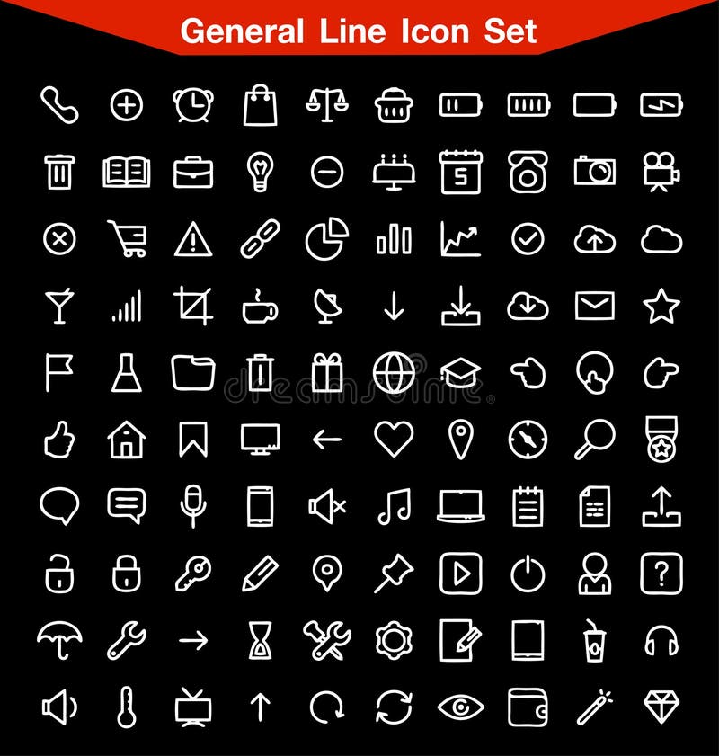 General Icon stock vector. Illustration of chat, message - 47644450