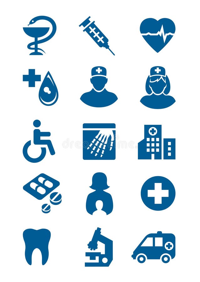 General medical icons stock vector. Illustration of heart - 44307533